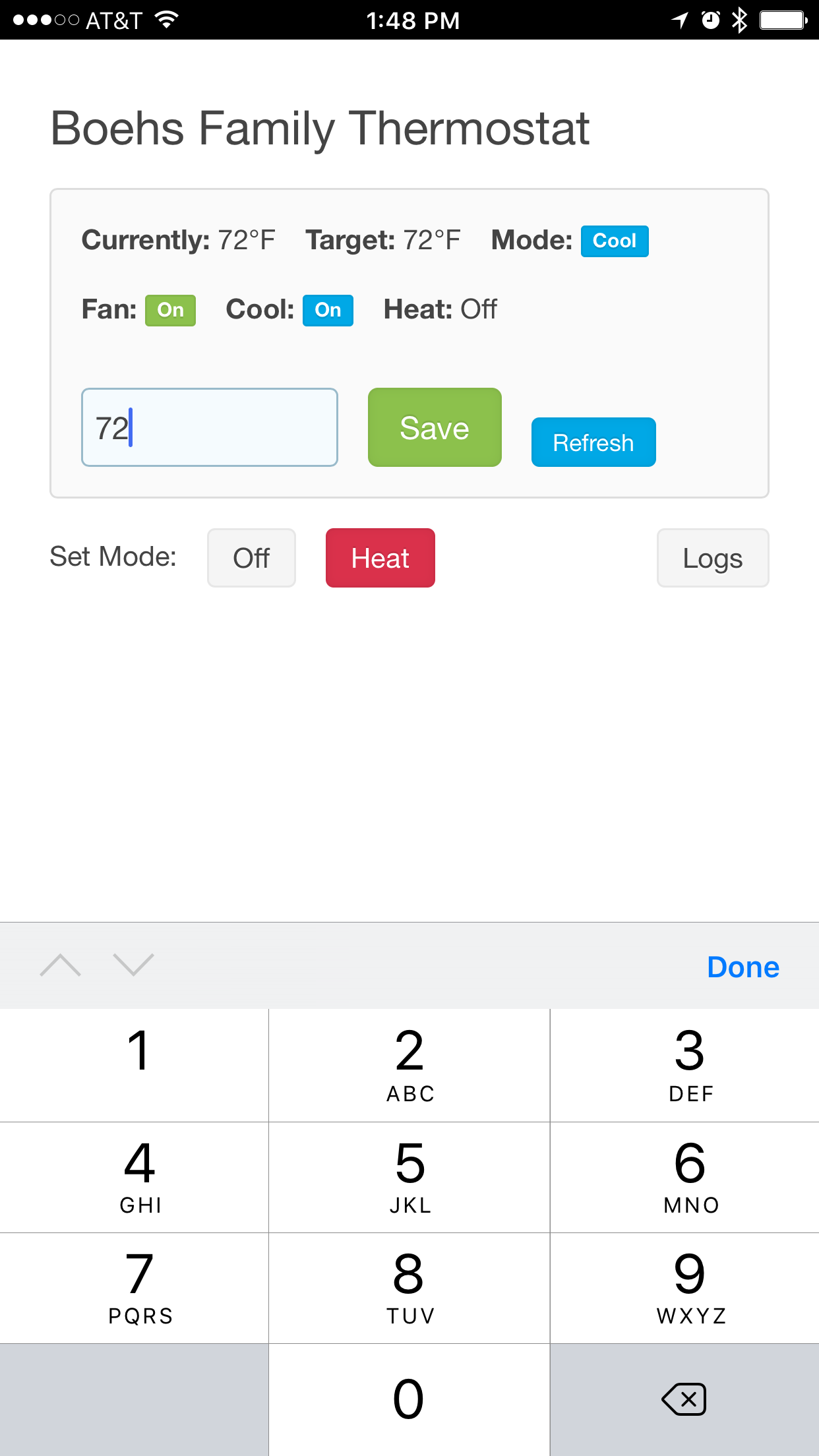 GitHub - ericboehs/thermostat-web: Web interface to my custom built ...